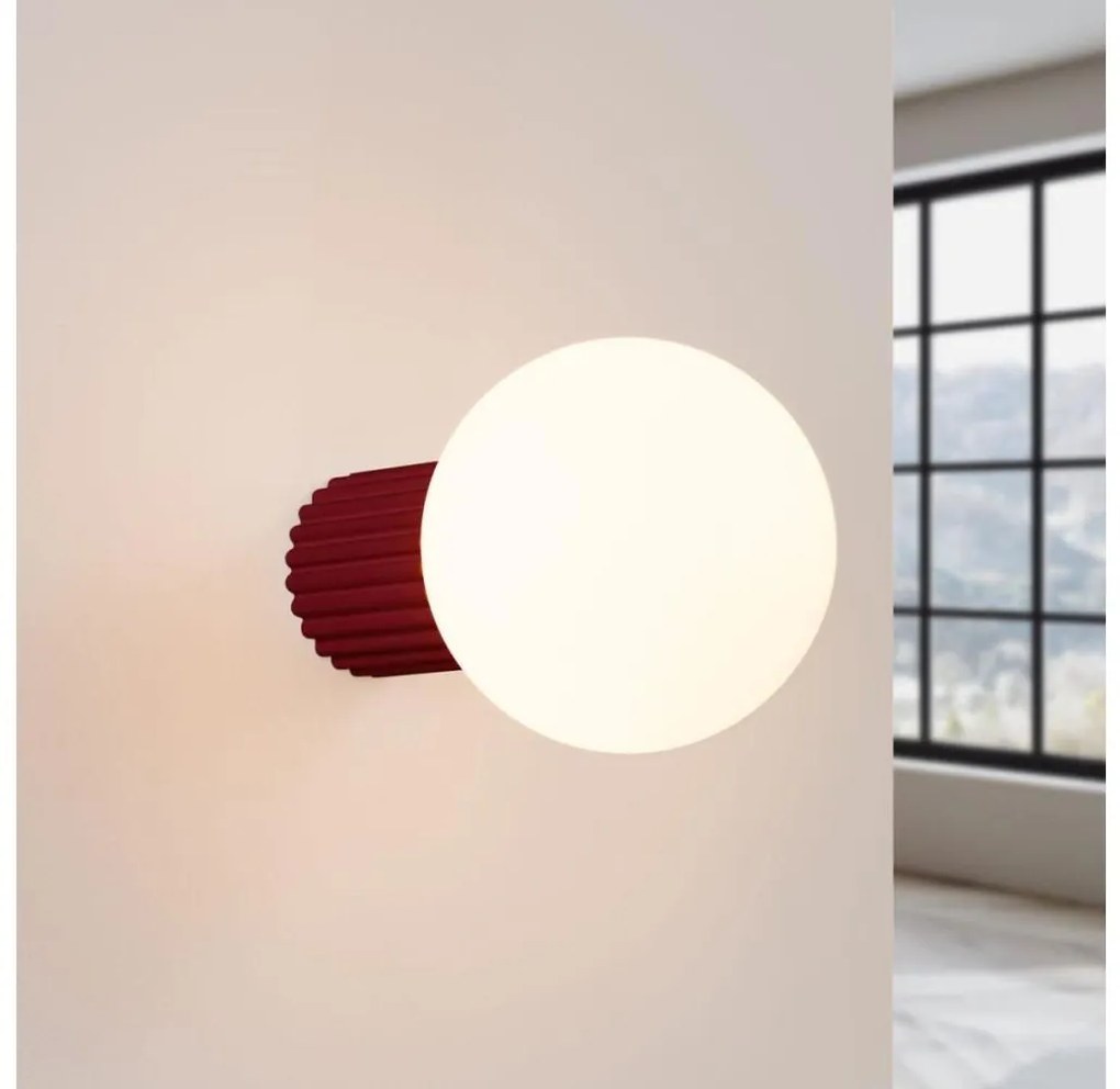 Sollux SL.1747 - Koupelnové nástěnné svítidlo HALO 1xG9/8W/230V IP44 červená SL.1747