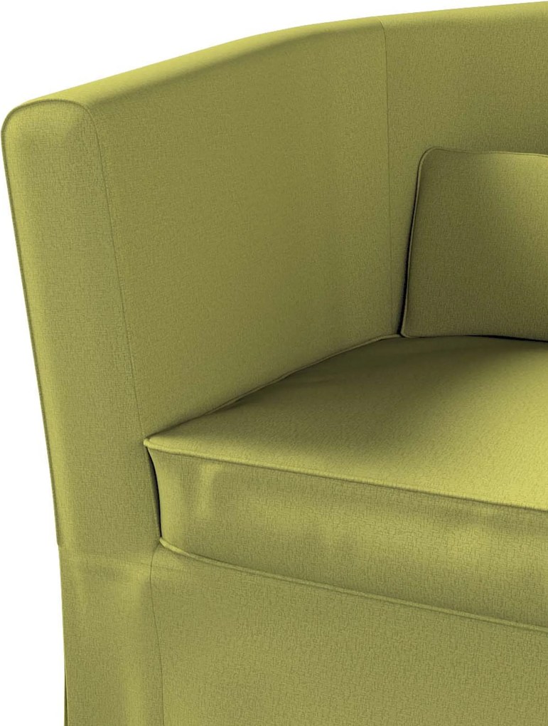 Potah na křeslo IKEA Ektorp Tullsta barva zelená látka lesklé, sametová