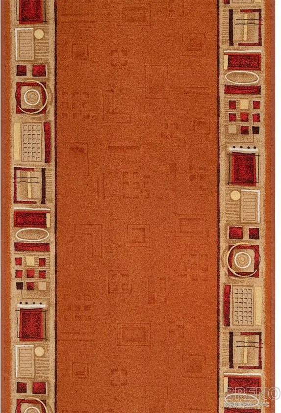 Breno Běhoun JENA 84, šíře 100 cm, Oranžová/Vícebarevné