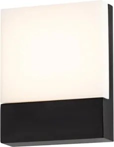 Venkovní svítidlo nástěnné ORNO Adviti AD-OP-6578BLPM4, FREZJA LED 9W, 750lm, IP65, 4000K, černé
