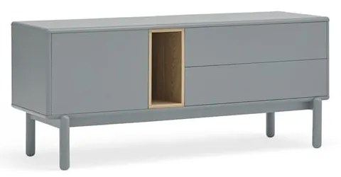 Modro-šedý TV stolek 140x56 cm Corvo – Teulat