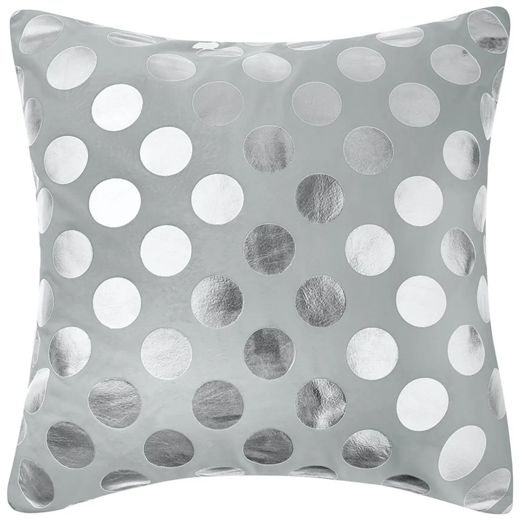 Spod Igły i Nitki Dekorační povlak na polštář 45x45 Dots grey silver I23