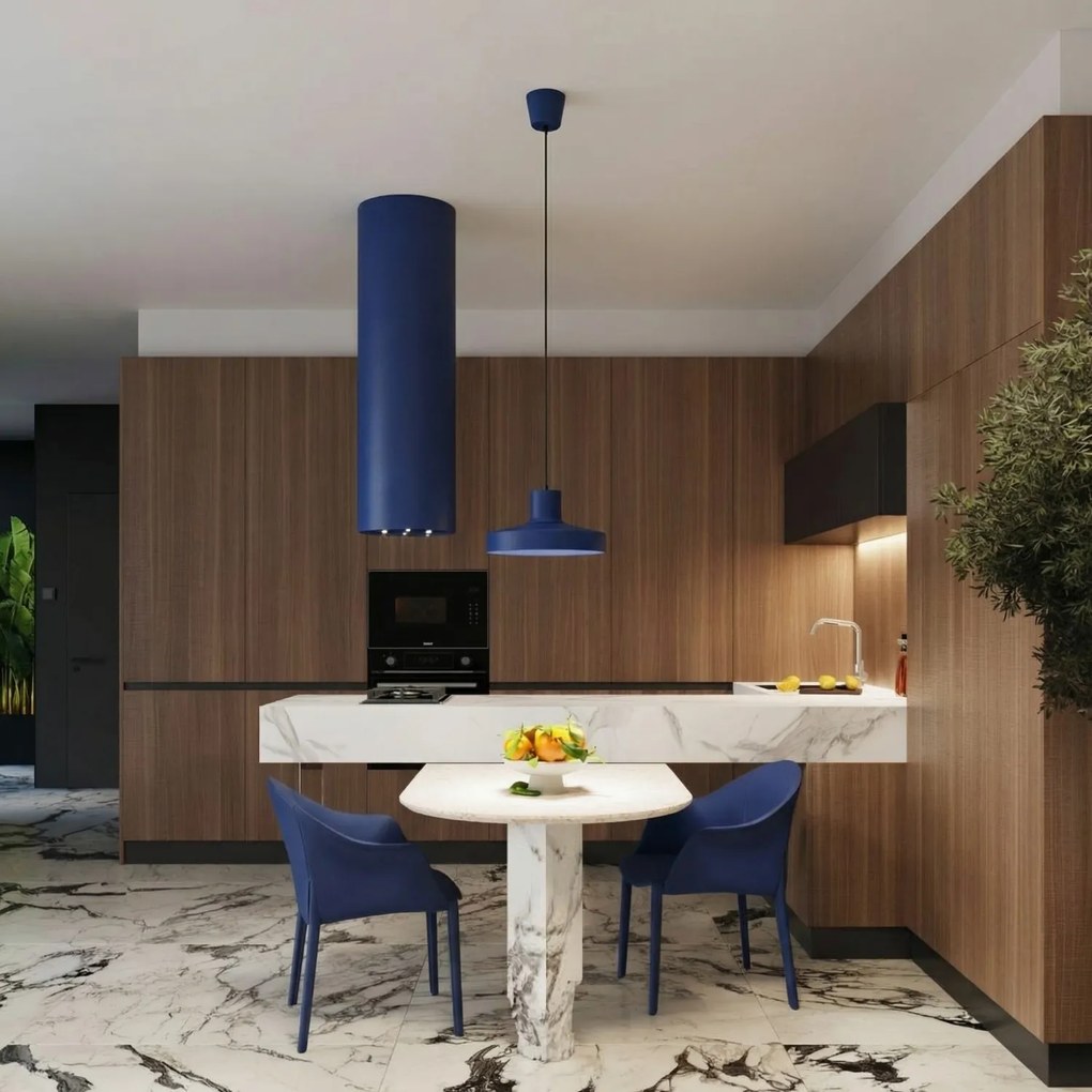 Sollux Lighting Závěsné svítidlo BILO ultramarínové