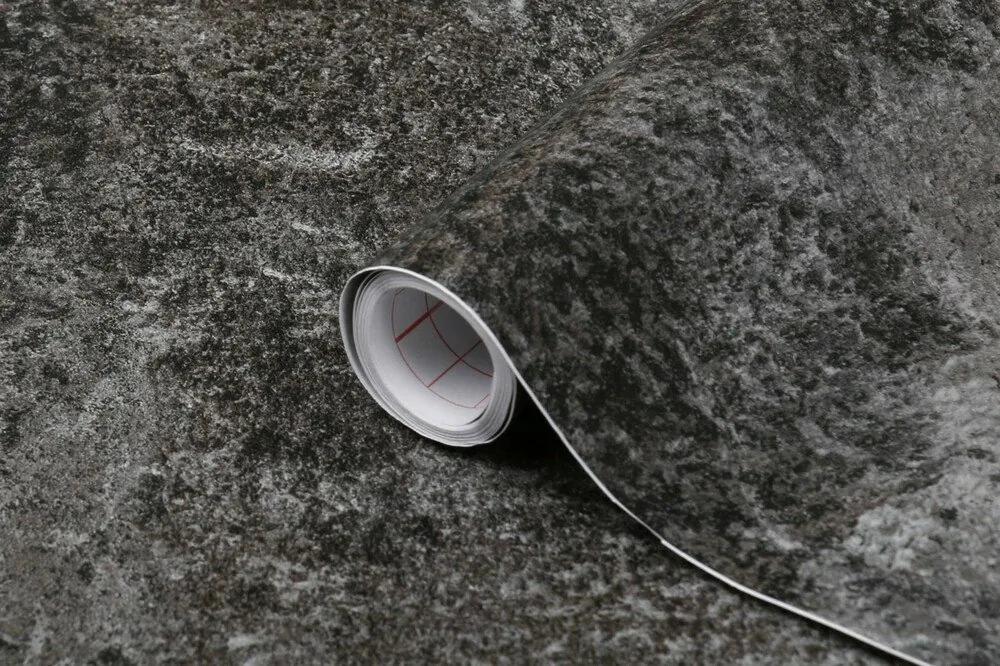 Samolepicí fólie d-c-fix 3468092 Avellino stěrka tmavě šedá - 67,5 cm x 2 m