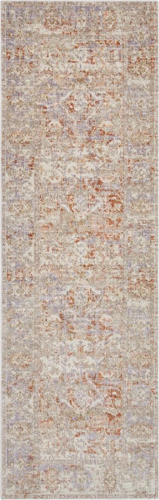 Hanse Home, Běhoun Cairo 105587 Port Said Cream Red – na ven i na doma, 80x200, oranžová, chodba / předsíň