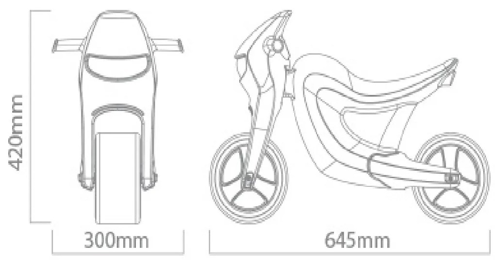 BRUMEE Odrážedlo SPEEDEE světle modré