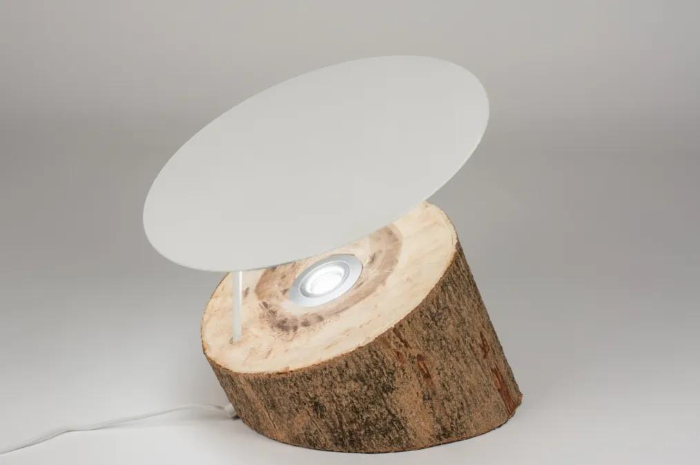 Stolní LED lampa Naturo Wood