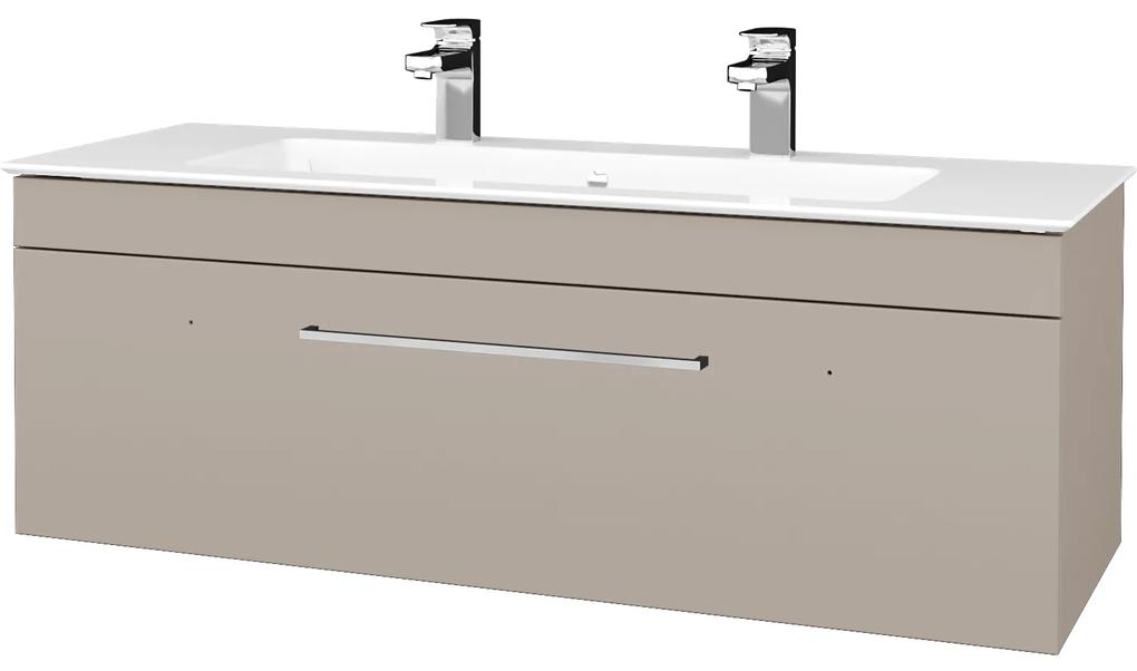 Dřevojas Koupelnová skříň ASTON SZZ 120 Varianta: D03 Cafe / Úchytka T06 / D03 Cafe