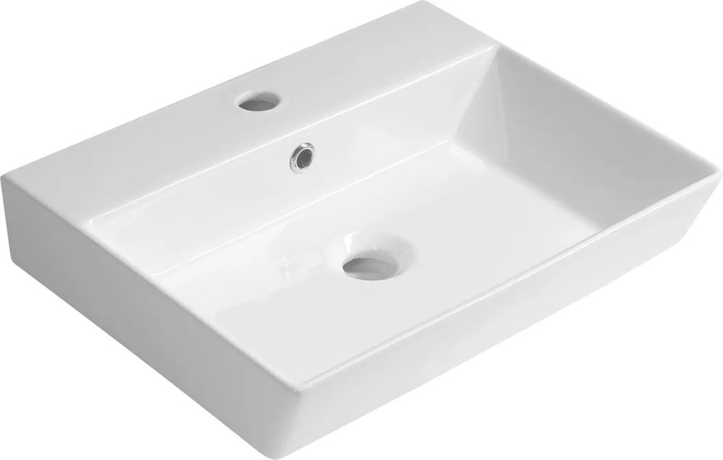Aqualine Aqualine, ORION keramické umyvadlo 49x38,6cm, bílá, 27050