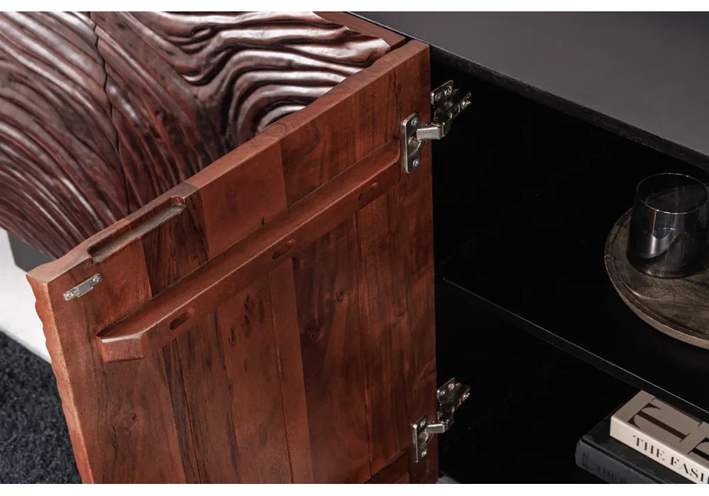 Massive home | Luxusní 3D komoda Fluid z akáciového masivu 175cm