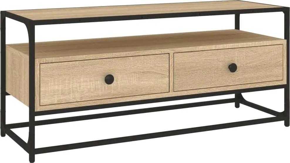 vidaXL TV skříňka 100 x 35 x 45 cm kompozitní dřevo [826306] Barva: šedá sonoma