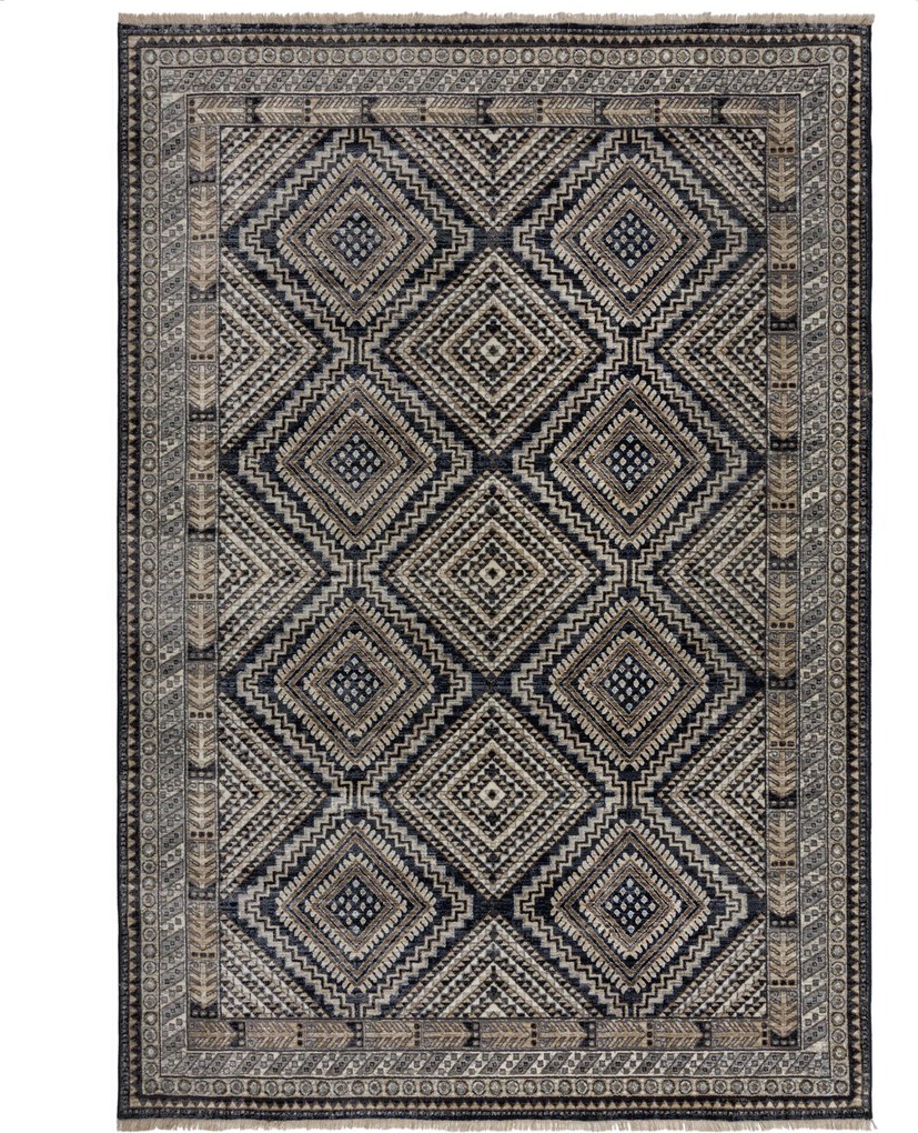 Flair Rugs, Kusový koberec Cooper Babylon Traditional Blue, 80x150, modrá, ložnice