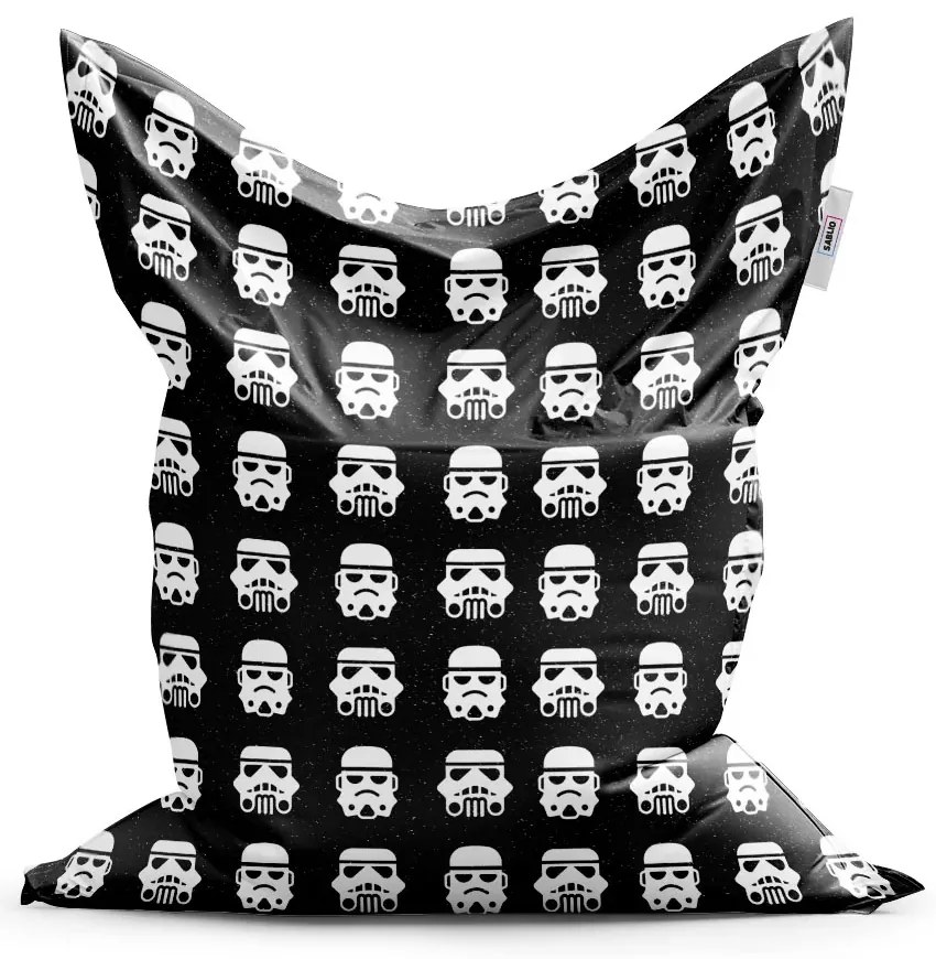 Sablio Sedací vak Star Wars Stormtrooper Pattern - 200x140 cm