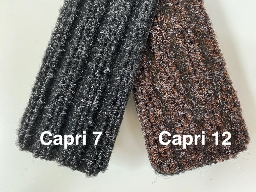 Vebe, Čistící zóna Capri 07, na míru, šíře 2m, šedá, guma (gel - protiskluzový), chodba / předsíň