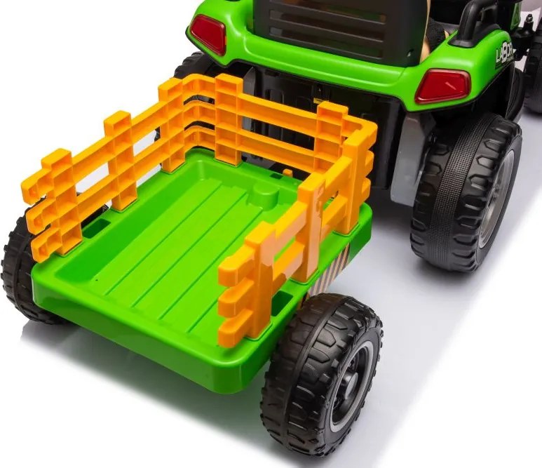 LEAN CARS Akumulátorový traktor BBH-030, zelený