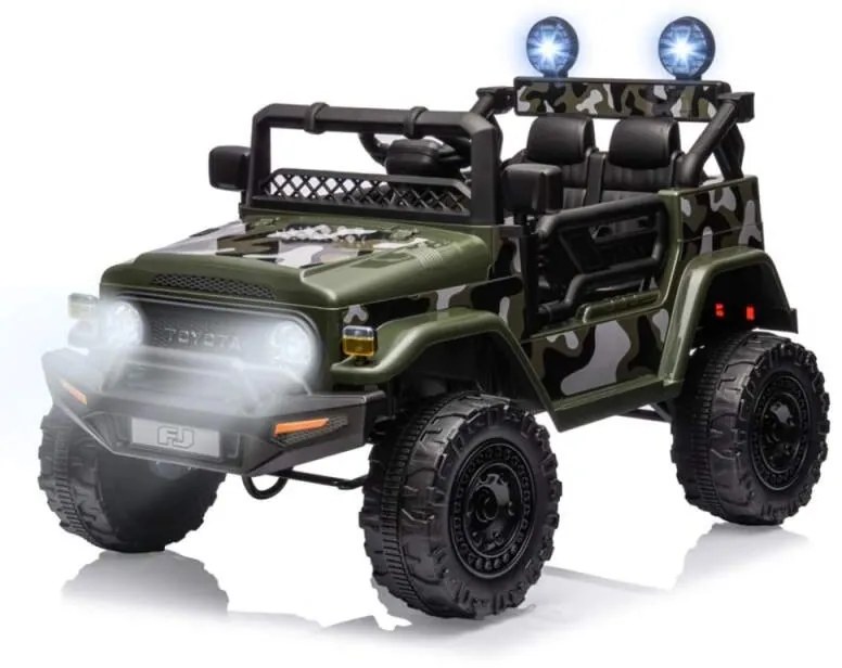 Elektrické autíčko Milly Mally Toyota FJ Cruiser Army