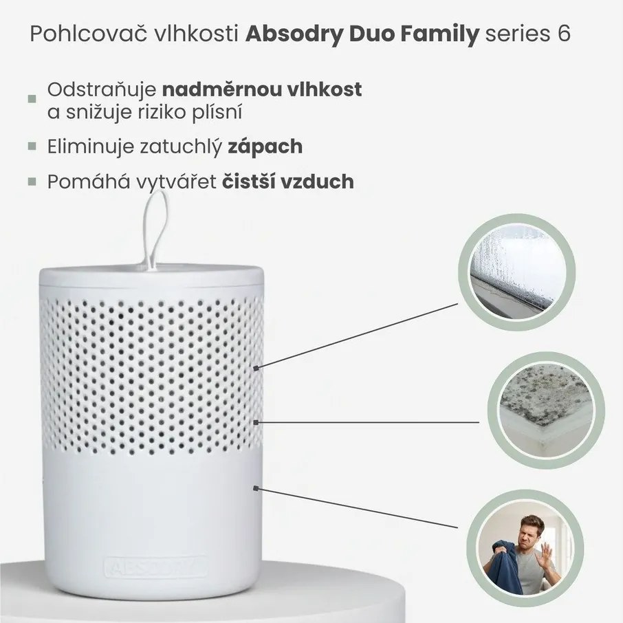 Pohlcovač vlhkosti Absodry Duo Family Bag 6-series – Everbrand Sweden