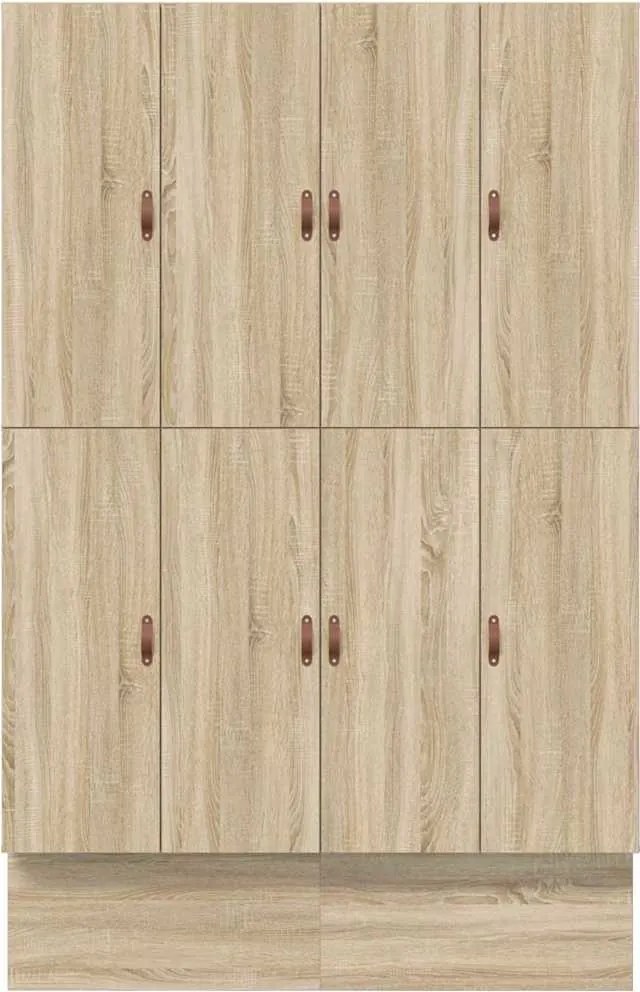 Rám postele s úložným prostorem se zásuvkou Sonoma dub 150 cm 3335647