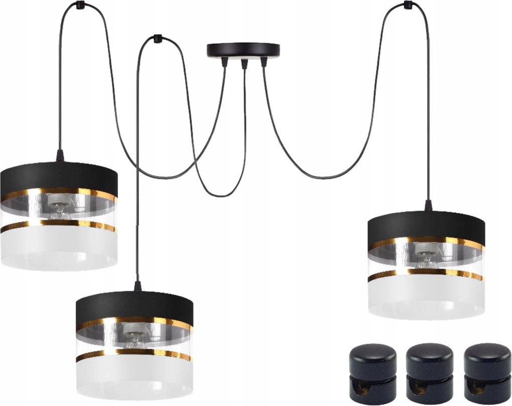 Stropní Závěsná Lampa S Moderním Stínidlem Edison E27 Led