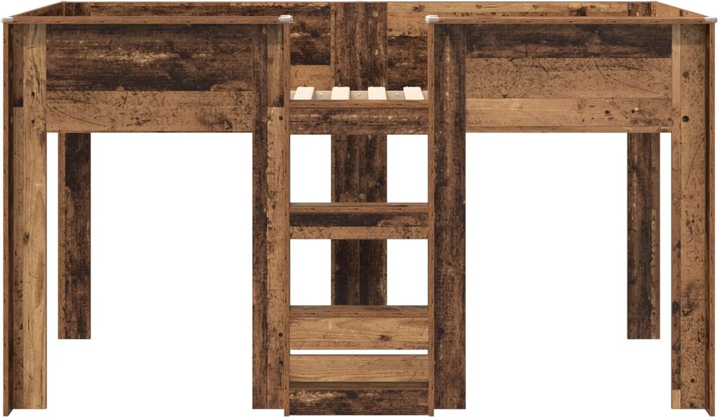 Patrová postel pro děti Staré dřevo 75 x 190 cm 3410473
