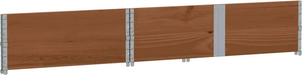 Zahradní truhlík hnědý 150 x 100 cm masivní borové dřevo 3295418