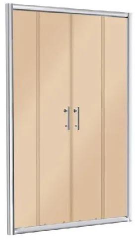 Aplomo Kvarto 140x195 brown sprchové dveře Šířka dveří 140 cm