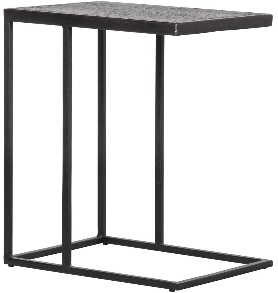 WOOOD Konferenční stůl FEBE kovový černý 55x45cm