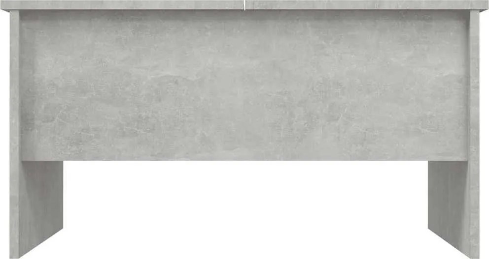 vidaXL Konferenční stolek 80 x 50 x 42,5 cm kompozitní dřevo [809732] Barva: bílá s vysokým leskem