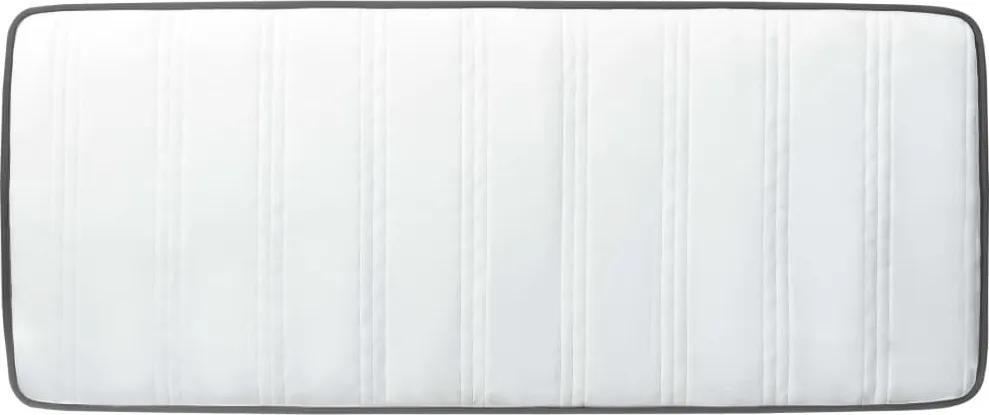 vidaXL Postel boxspring tmavě šedá textil 90 x 200 cm [3054721]