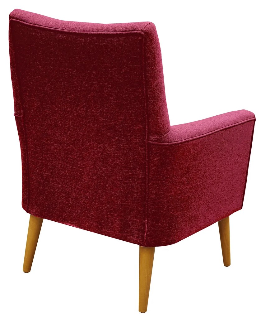 Atelier del Sofa Křeslo Zeni - Claret Red, Červená