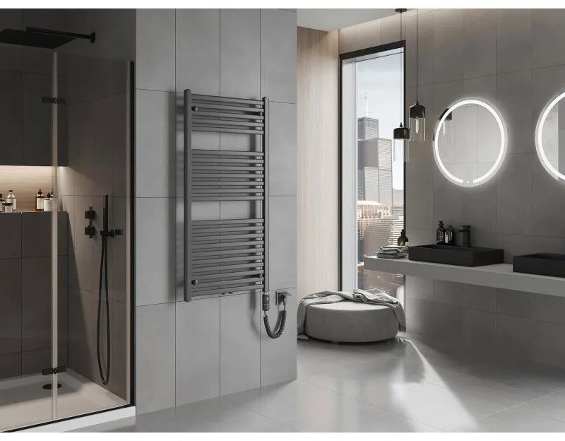 Mexen Hades, elektrické topné těleso 1200 x 600 mm, 600 W, antracitová, W104-1200-600-2900-66