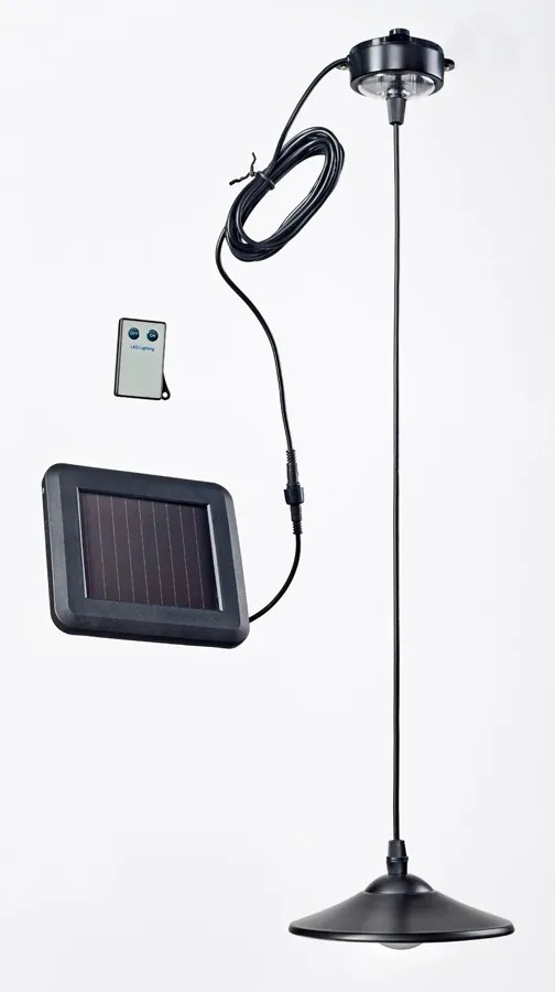 Solární závěsná lampa s dálkovým ovládáním