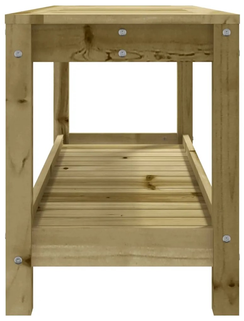 Zahradní lavice 108 x 35 x 45 cm impregnované borové dřevo - Default Title