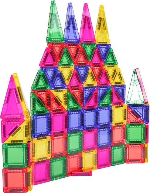 Magnetická stavebnice SUPER MAGNETISM Mini, 75 dílků