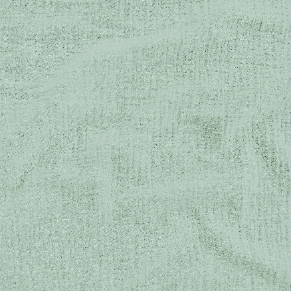 Mušelínový přehoz na postel Dusty green