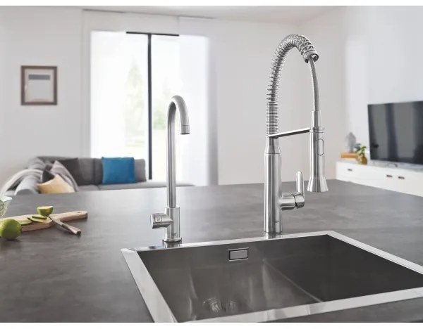 GROHE 31379DC0 - Dřezová baterie K7 nerez