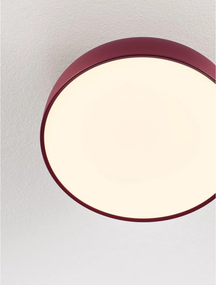 Vínové hliníkové LED stmívatelné stropní svítidlo Noelia – Nova Luce