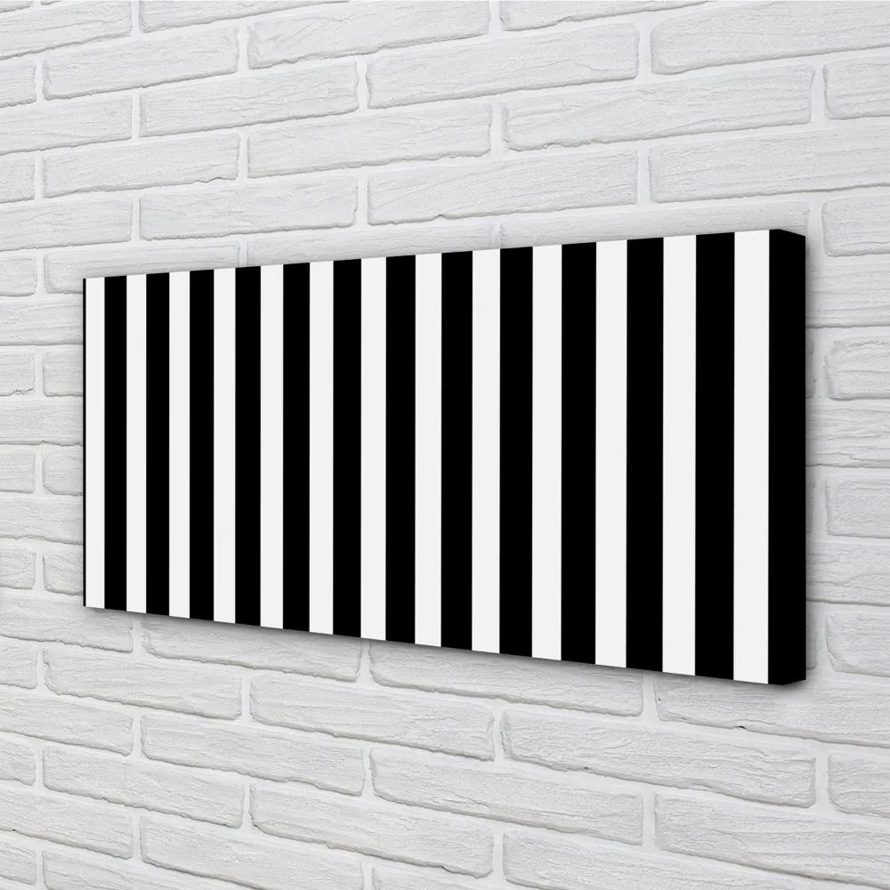 Obrazy na plátně Geometrické zebra pruhy 125x50 cm