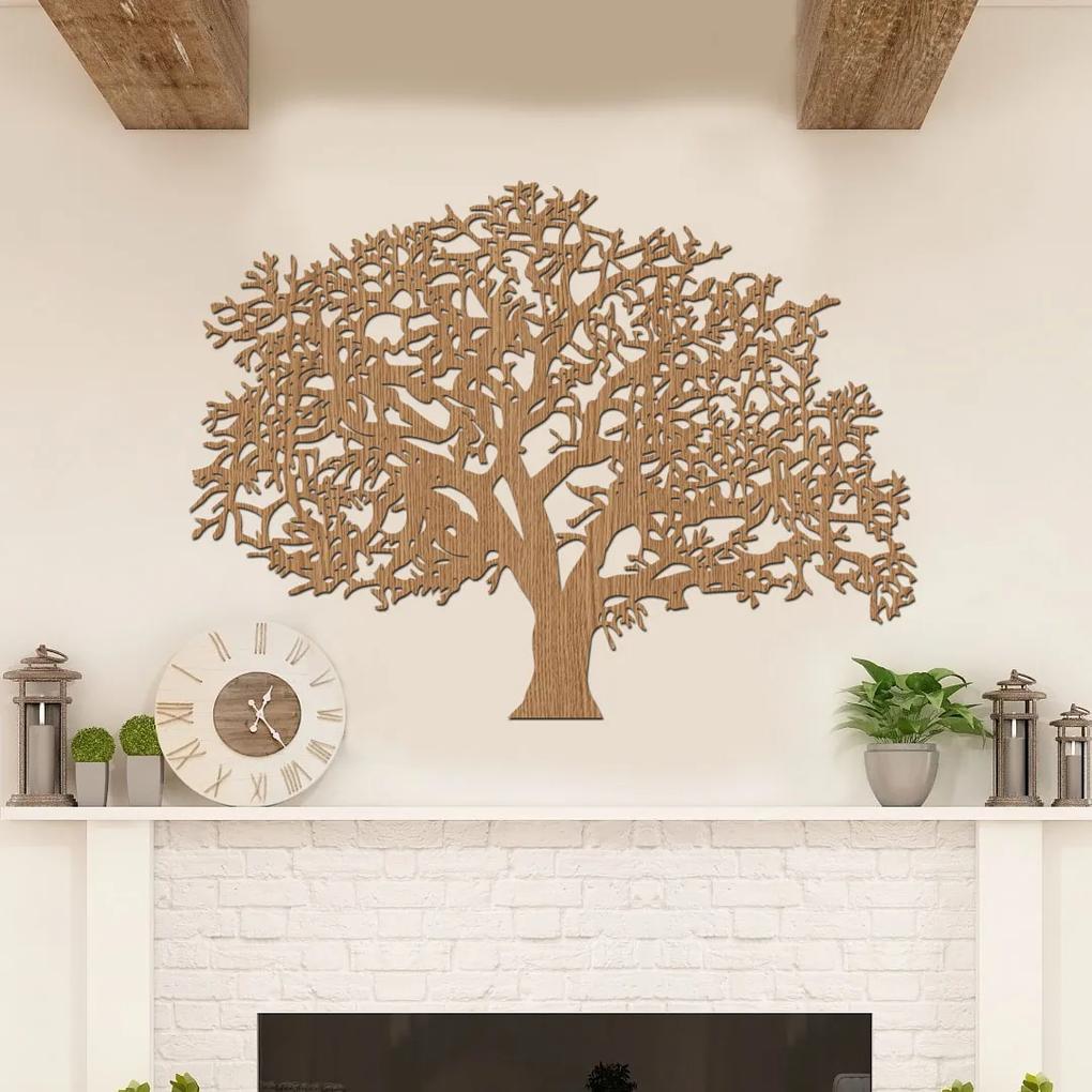 dřevo života Strom života na zeď XXL Rozměry (cm): 80x60, Barevný vzor: Šedá