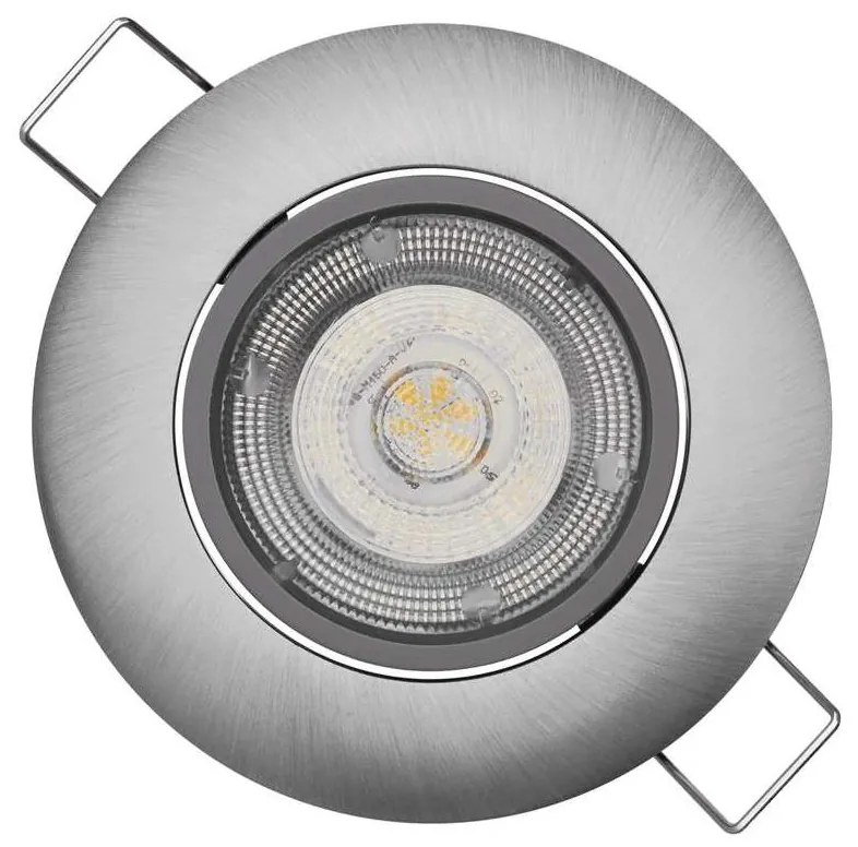 EMOS LED Podhledové svítidlo EXCLUSIVE 1xLED/5W/230V 4000 K stříbrná EMS114