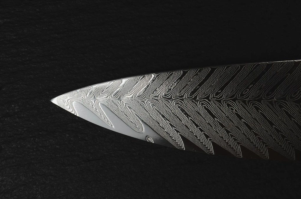 KATFINGER | Damaškový nůž šéfkuchaře 8,5" (21,5cm) | Resin | KF311