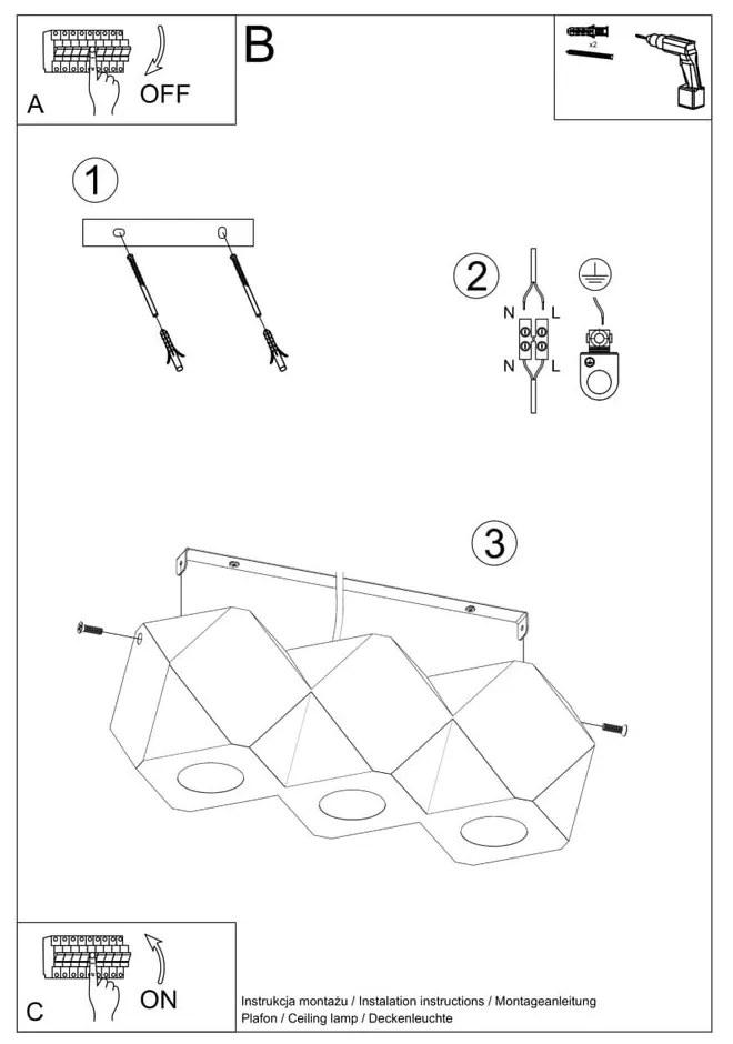 Bodové svítidlo v přírodní barvě 12x36 cm Vige – Sollux