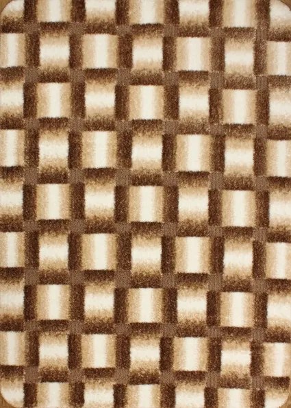 Makro Abra Kusový koberec LUNA SHAGGY 1705 béžový 133 x 190