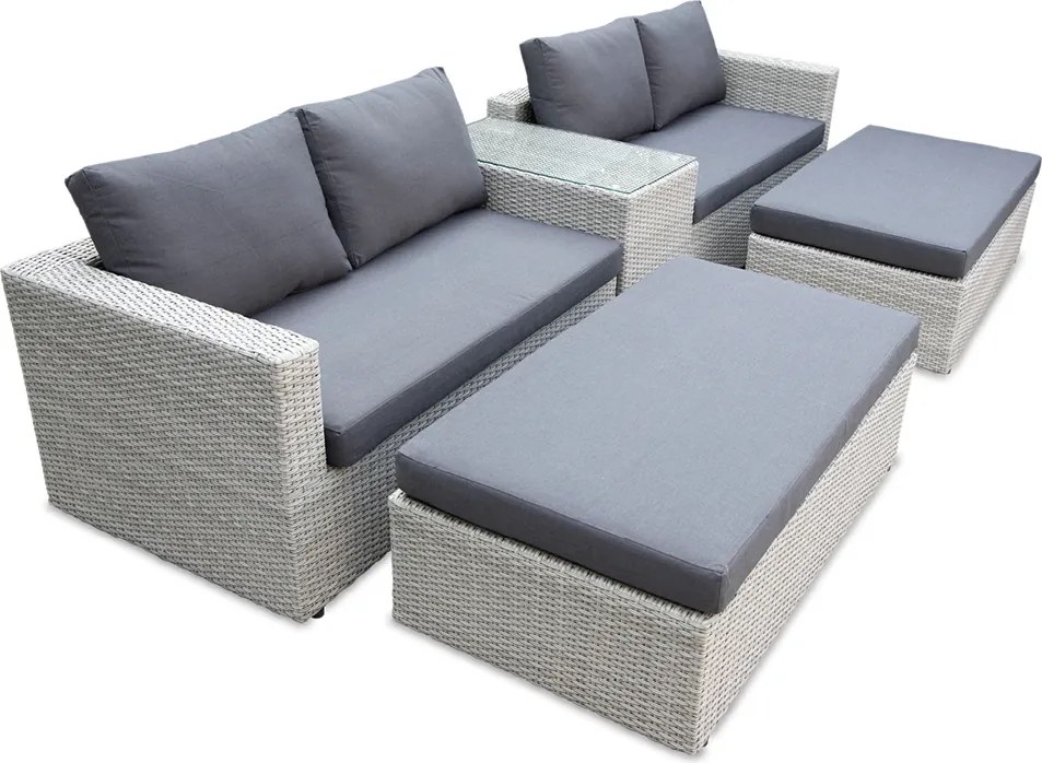 Luxusní zahradní sedací souprava Drammen XL sofa set