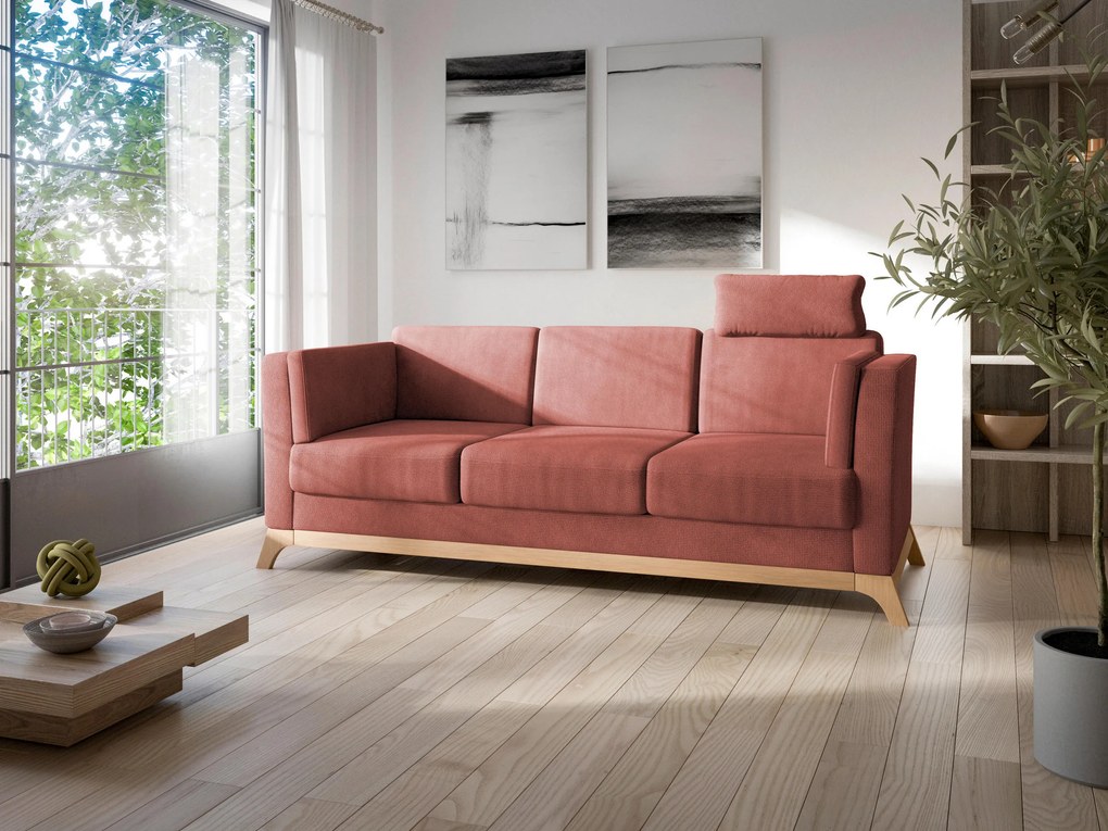 XXXLutz TŘÍMÍSTNÁ POHOVKA, textil, třešňová červená Sit & More - Pohovky - 000144022309