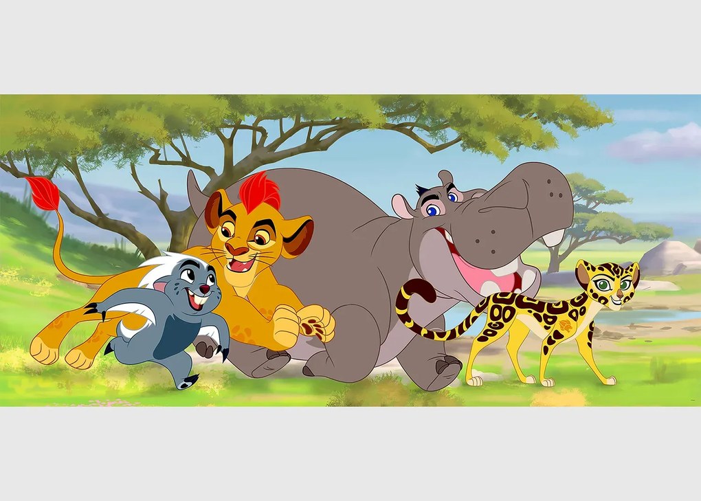 Dětská vliesová fototapeta na zed' Lví hlídka, Disney | 202 x 90 cm | DFTDNH 5368