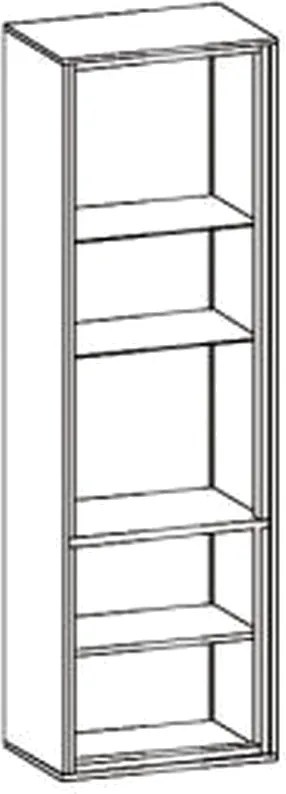 Vtrína 1V1D BUCKET dub artisan/wenge