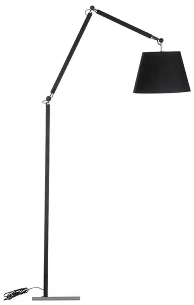Designová lampa Zyta černá/stříbrná