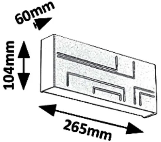 Rabalux 8873 - LED Venkovní nástěnné svítidlo MARIBOR LED/12W/230V IP65