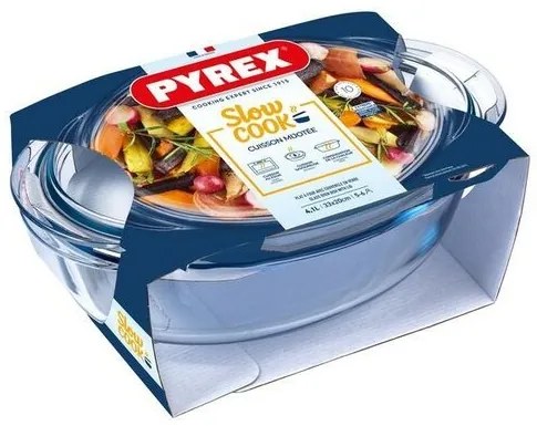 Pyrex Skleněná zapékací mísa s víkem, 4,1 l